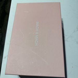 MACH & MACH | Shoes | Mach And Mach Triple Heart 1 Satin Anklestrap ...